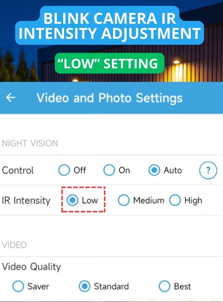 What is IR Intensity and How Does It Affect Blink Camera?